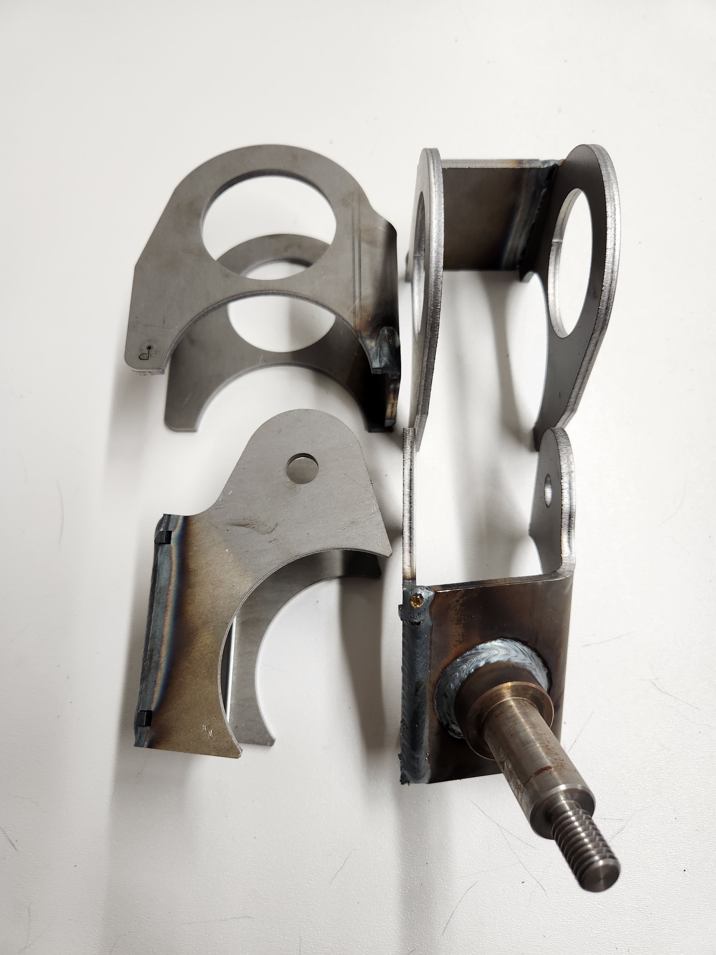 Ford 8.8 Conversion Rear End Brackets for 240 Chassis Axle Tube OD 3.2 ...