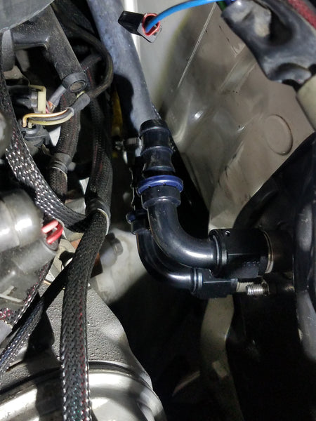 V8 90 degree 240 Heater core firewall port 303 stainless steel 1975-19 ...